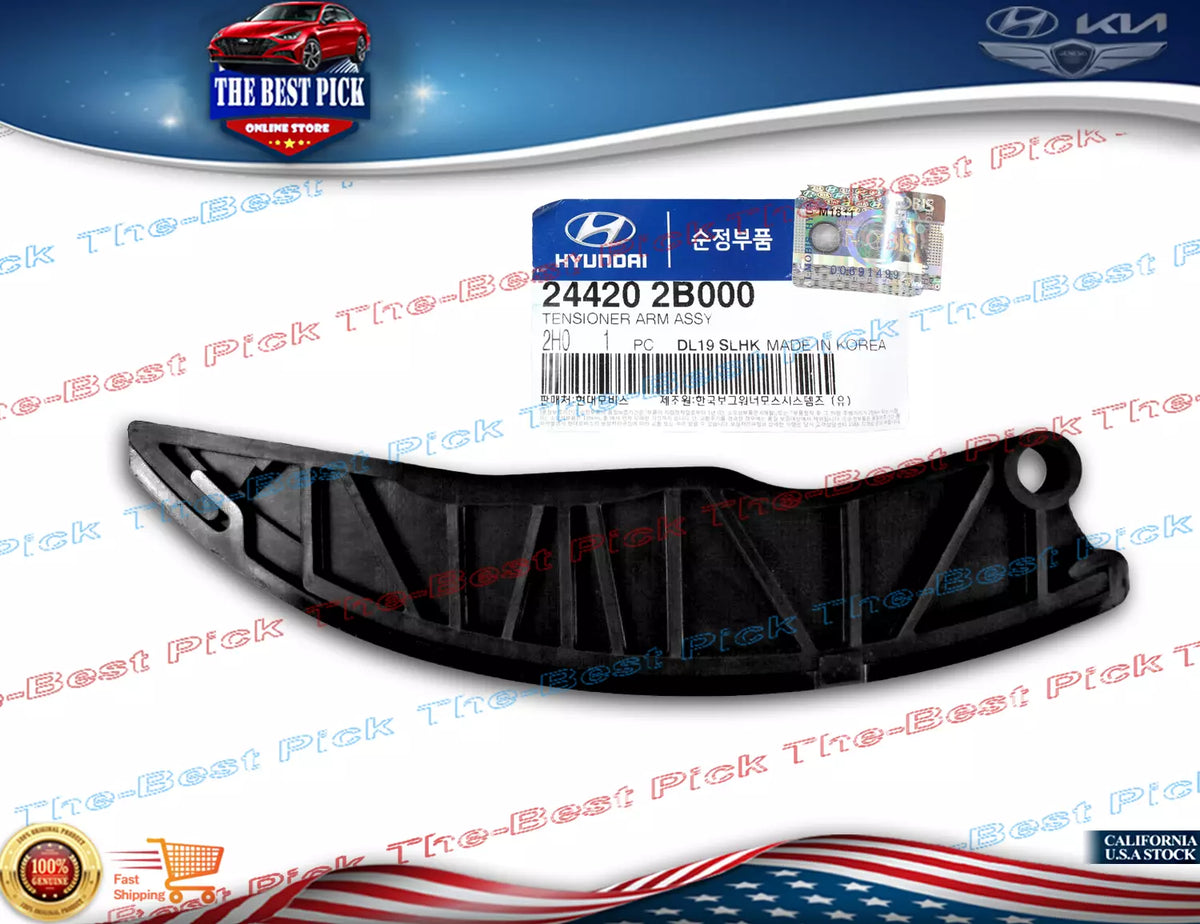 ⭐GENUINE⭐ TENSIONER ARM for 10-11 KIA SOUL 1.6L BASE 244202B000 – Al-Jabi