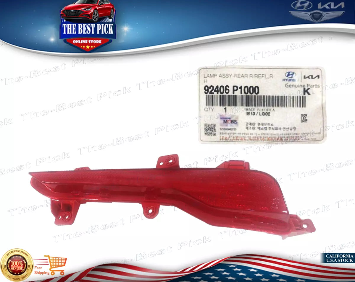 ⭐GENUINE⭐ REAR Bumper Trim Reflector RIGHT For Kia Sportage 2023-2024 ...