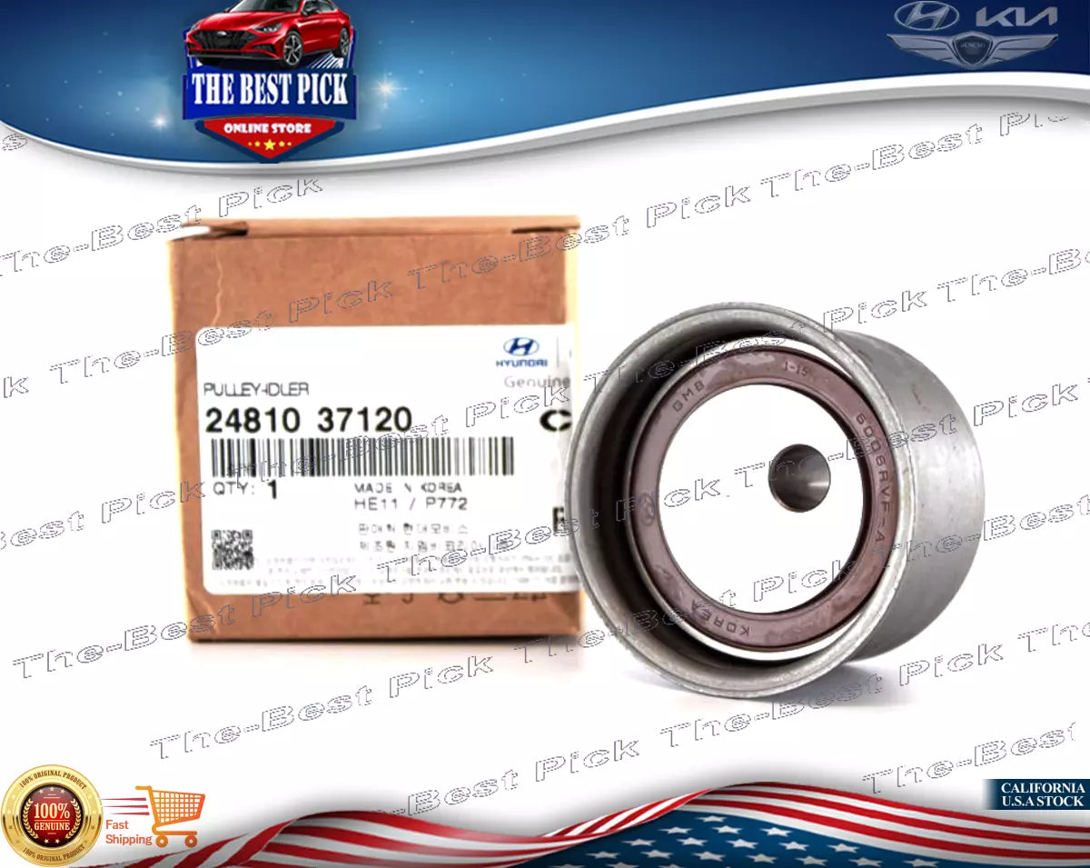 ⭐GENUINE⭐ Timing Idler Pulley For HYUNDAI KIA 2481037120 *SEE COMPATIB ...