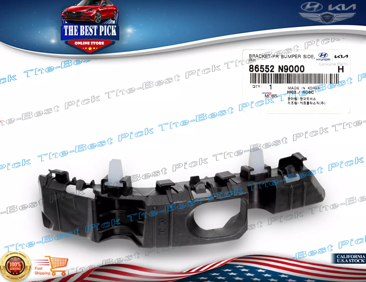 ⭐GENUINE⭐ Front Bumper Bracket RIGHT for 2022-2023 Hyundai Tucson 8655 ...