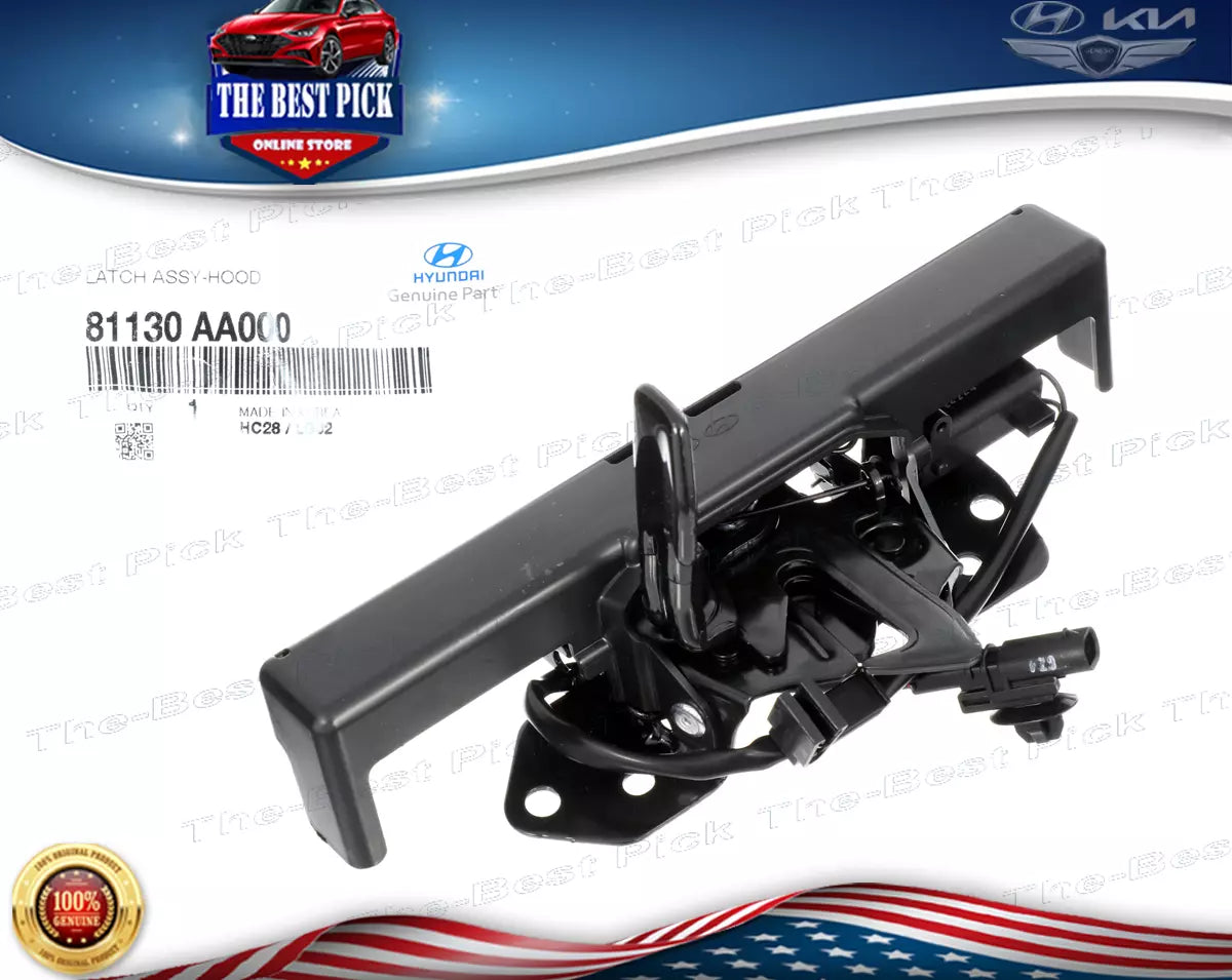 ⭐ GENUINE ⭐ Hood Lock Latch for Hyundai Elantra 2021-2023 81130AA000 ...