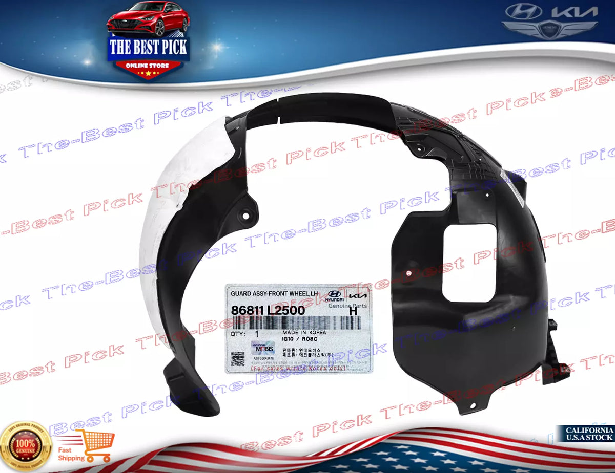 ⭐GENUINE⭐ FRONT Fender Liner LEFT For 2024-2025 Kia K5 LXS. EX. Model ...