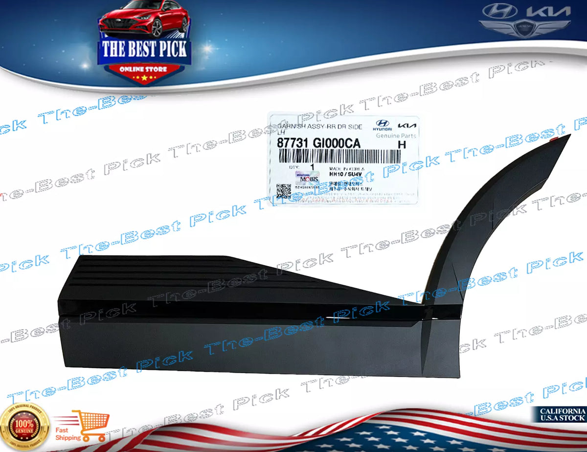 ⭐GENUINE⭐ REAR Door Molding Left DRIVER side Hyundai Ioniq 5 22-23 877 ...