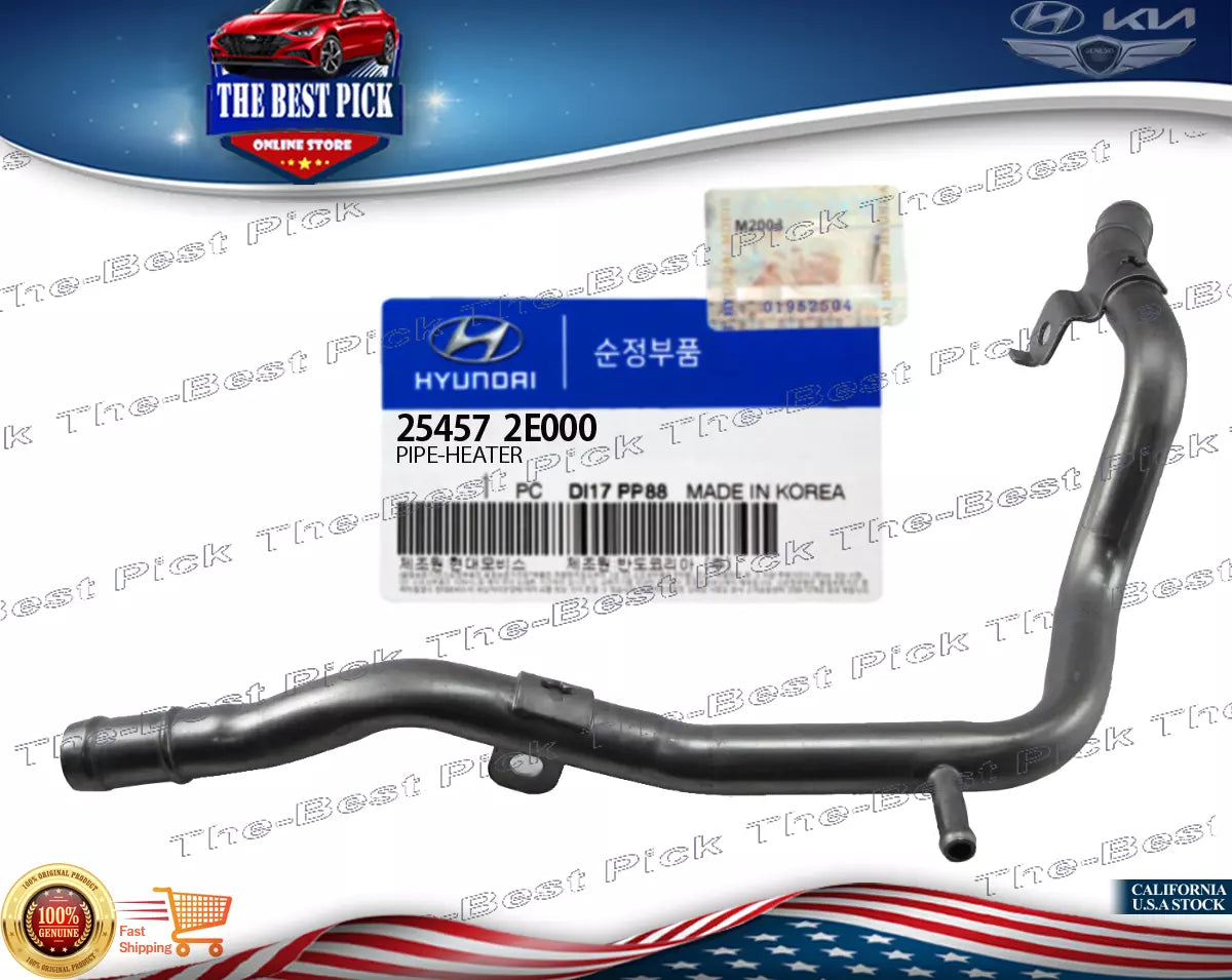 ⭐GENUINE⭐ Heater Pipe Water Inlet Tube For Hyundai/Kia 254572E000 – Al-Jabi