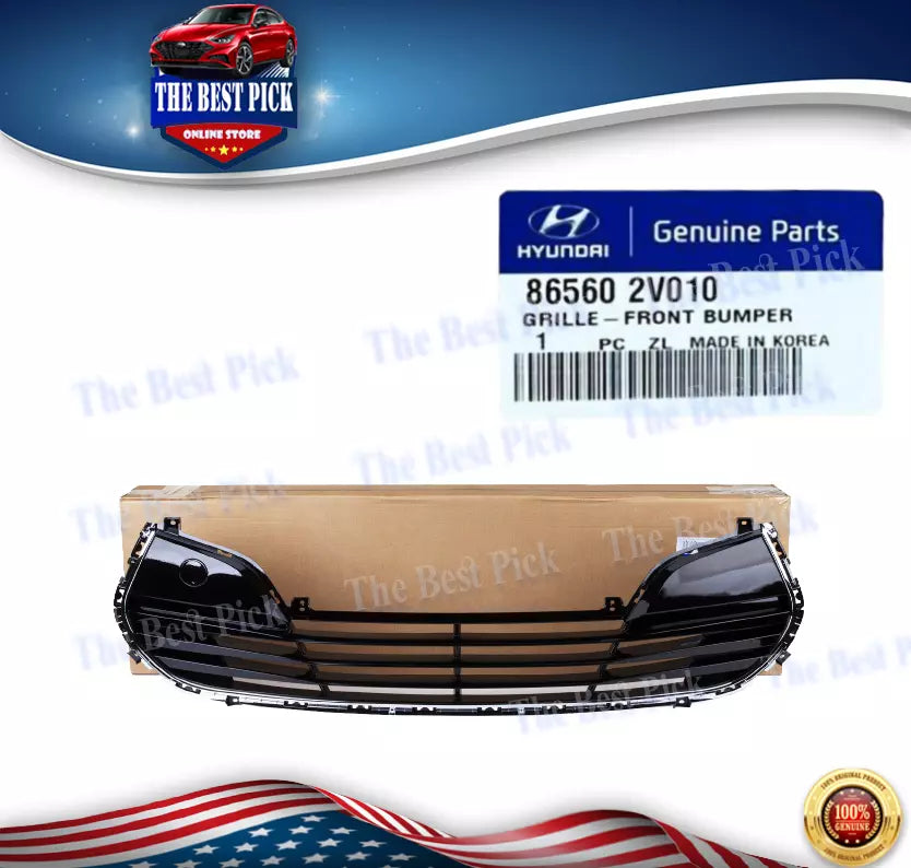 GENUINE Front Bumper Lower Grille for 2012-17 Hyundai Veloster OEM 865 ...