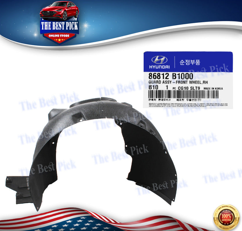 ⭐GENUINE⭐ FRONT Fender Liner RIGHT for Hyundai Genesis G80 2015-2017 8 ...