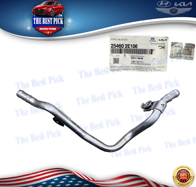 ⭐GENUINE⭐ PIPE HEATER 254602E106 FITS KIA Soul 2018-2020 seltos 2020-2 ...