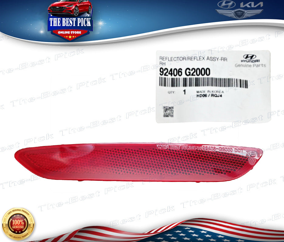 ⭐GENUINE⭐ REAR Bumper Reflector RIGHT For Hyundai Ioniq 2017-2020 9240 ...
