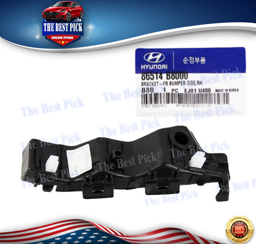 ⭐GENUINE⭐ FRONT Bumper Bracket RIGHT for Hyundai Santa Fe 2013-2018 86 ...