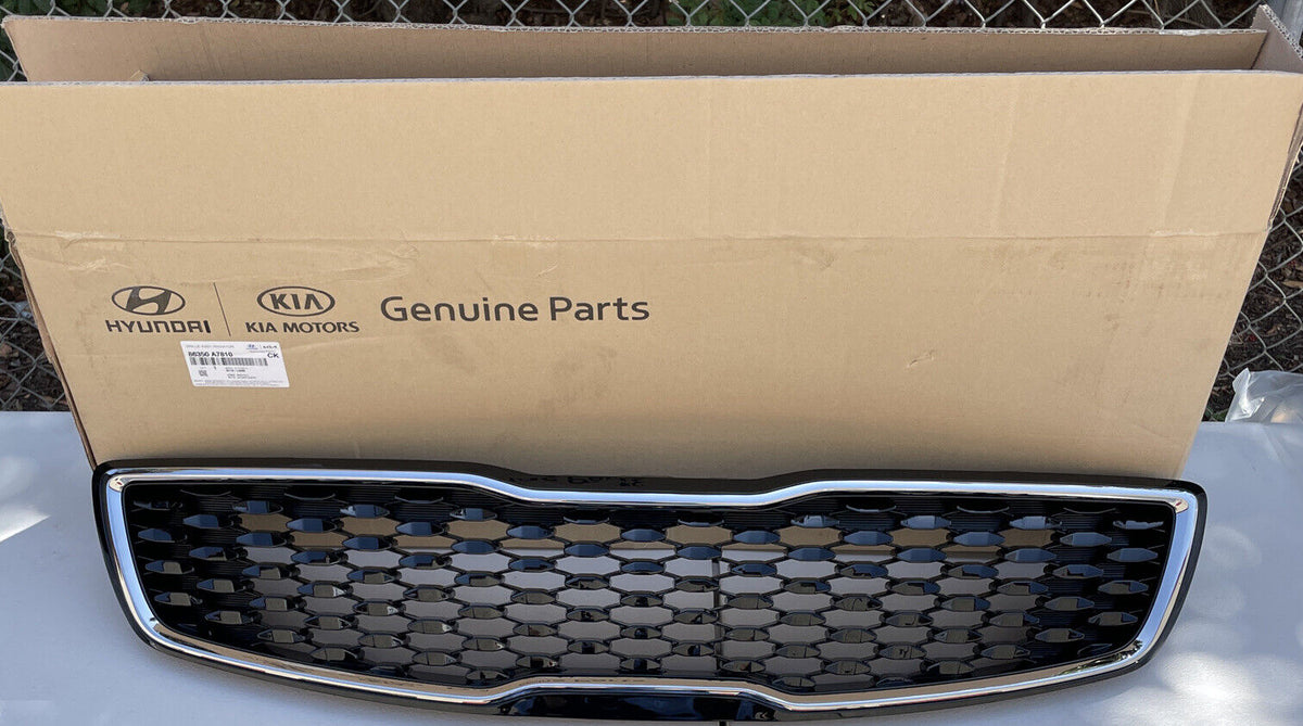 ⭐GENUINE⭐ Front Bumper Radiator Grille CHROME For Kia Forte 2017-2018 ...